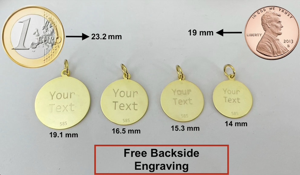 Gold Solid 14K Real Gold Phos Zoe Cross Cross Necklace , Christian ...