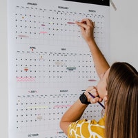 My Year in Weeks Poster | Year in Weeks | Printable Wall Art Inspiring ...