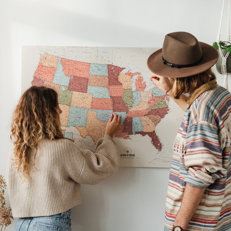 Marking Maps Usa - Etsy