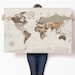 Places You've Been World Map, Large Detailed Push Pin Travel Map ...