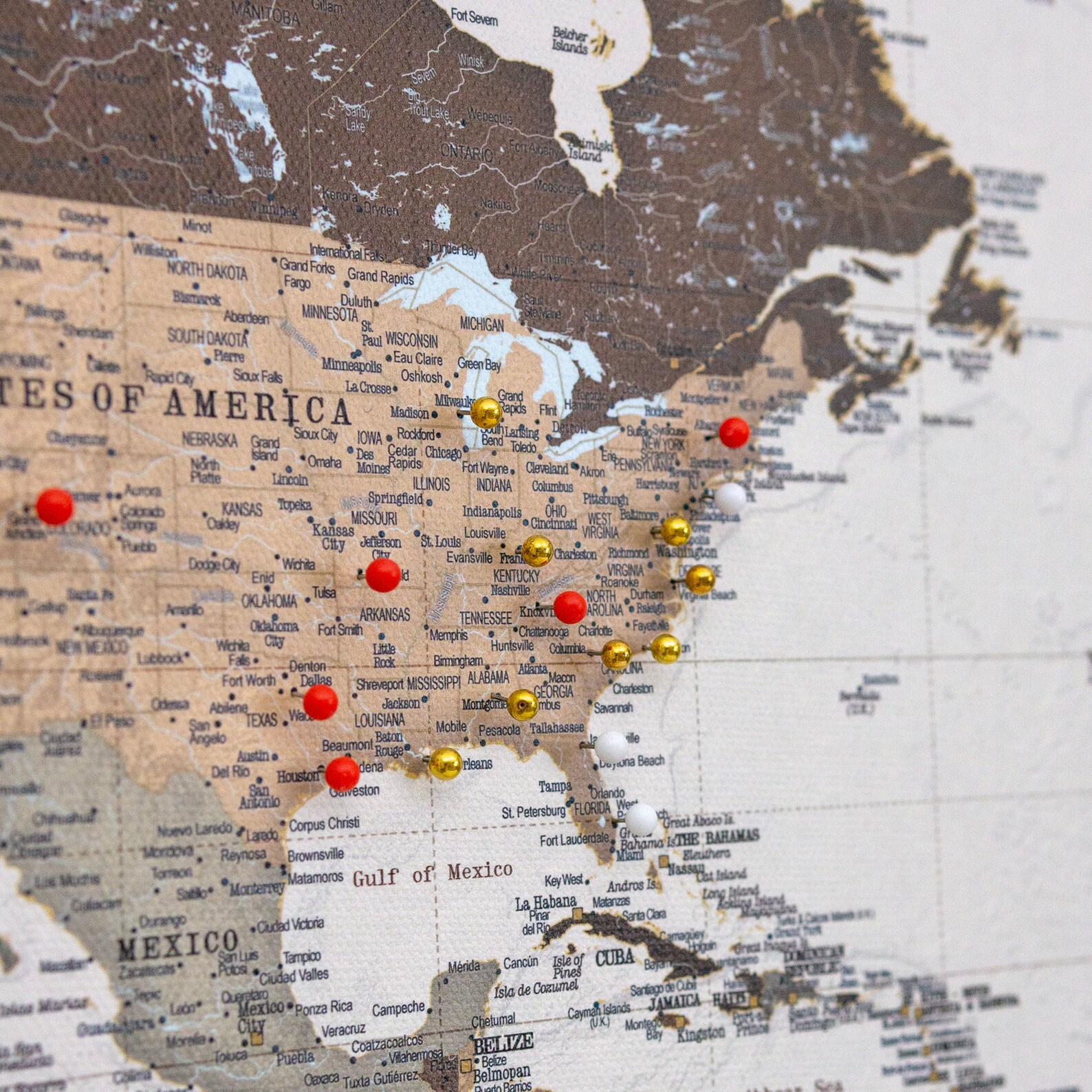 Push Pin Europe & World Map Set Places Visited Pin Board to - Etsy