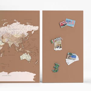 Souvenir Magnet Display Board or Pin Board for Travel Enamel Pins ...