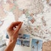 Places You've Been World Map, Large Detailed Push Pin Travel Map ...