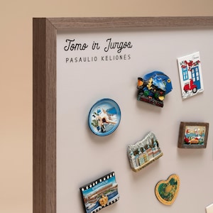 Magnet Board for Travel Magnets, Souvenir Magnet Display for Wall ...