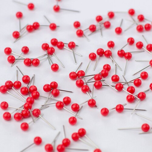 Map Push Pins: Spring Green Matte Finish - Etsy