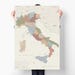 Italy . Minimalist Map . Digital Download - Etsy UK