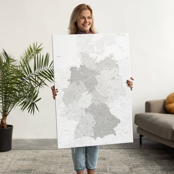 Deutschland Karte - Etsy