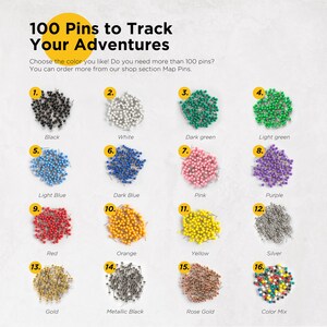 Detailed UK & Ireland Push Pin Map - Large Personalized Travel Pin ...