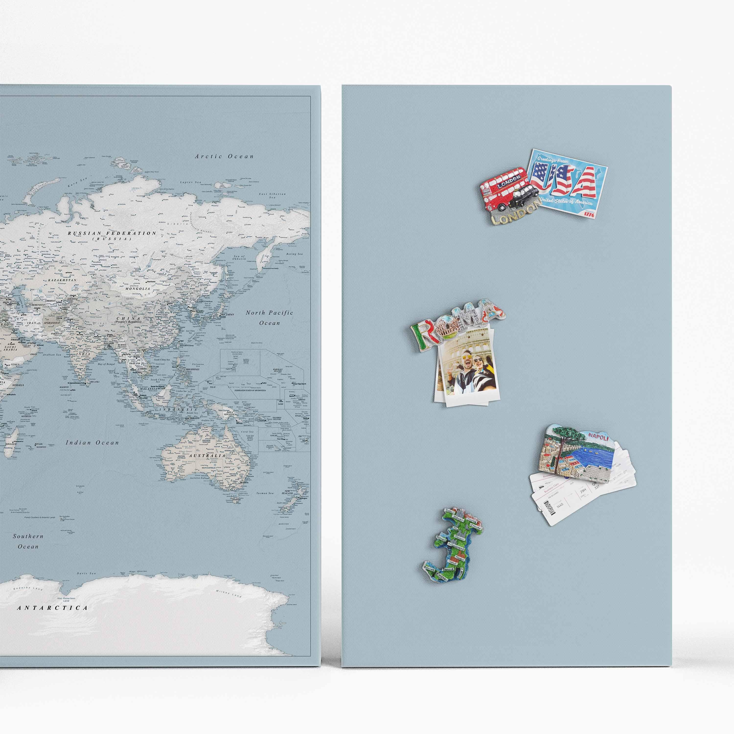 Magnet Board for Travel Magnets or Pin Board, Vacation Souvenir ...