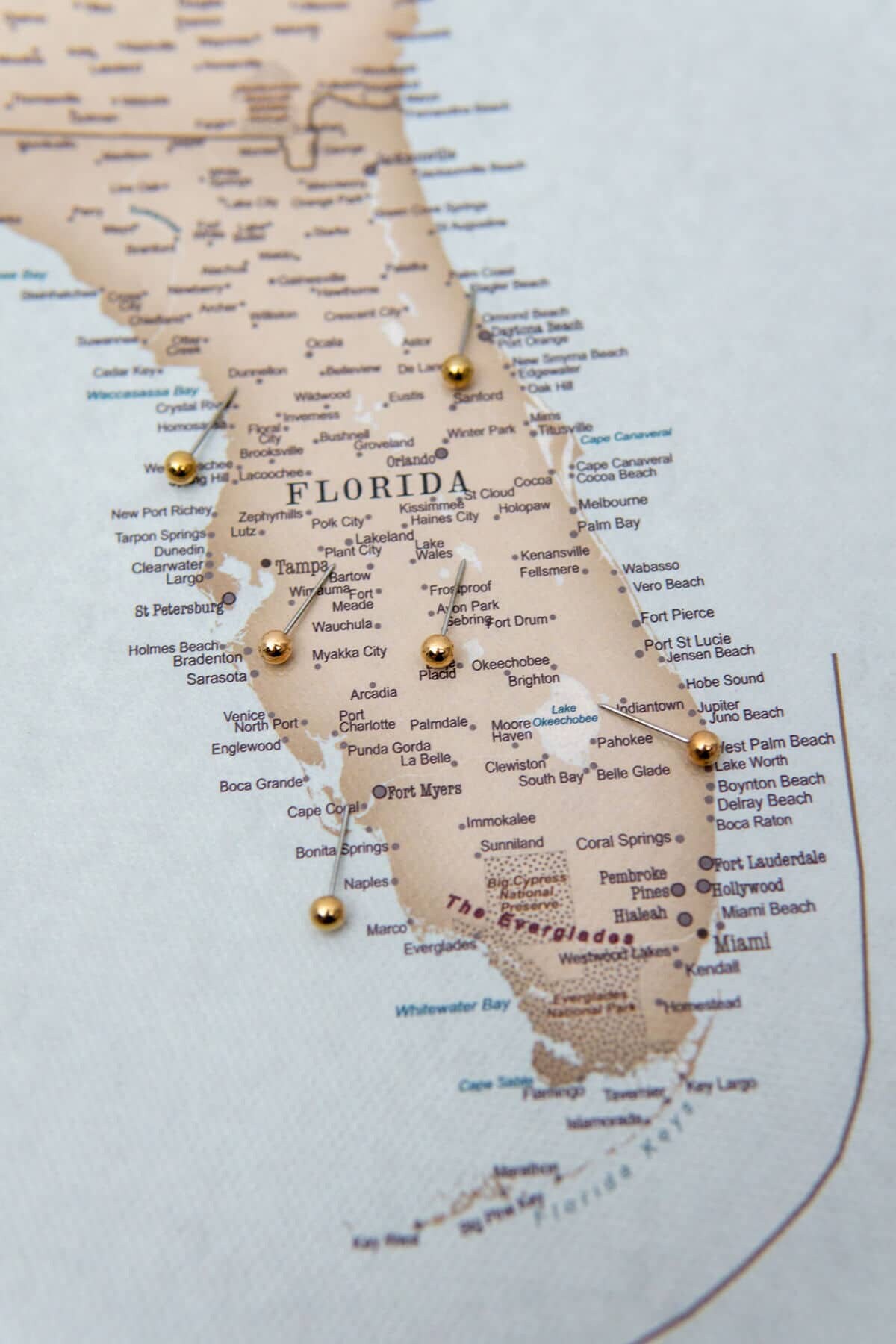 Vintage USA Map Poster Large Map of USA With States and - Etsy