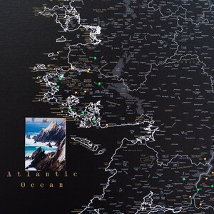 Ireland Map With Cities, Push Pin Travel Map to Mark Places You've ...