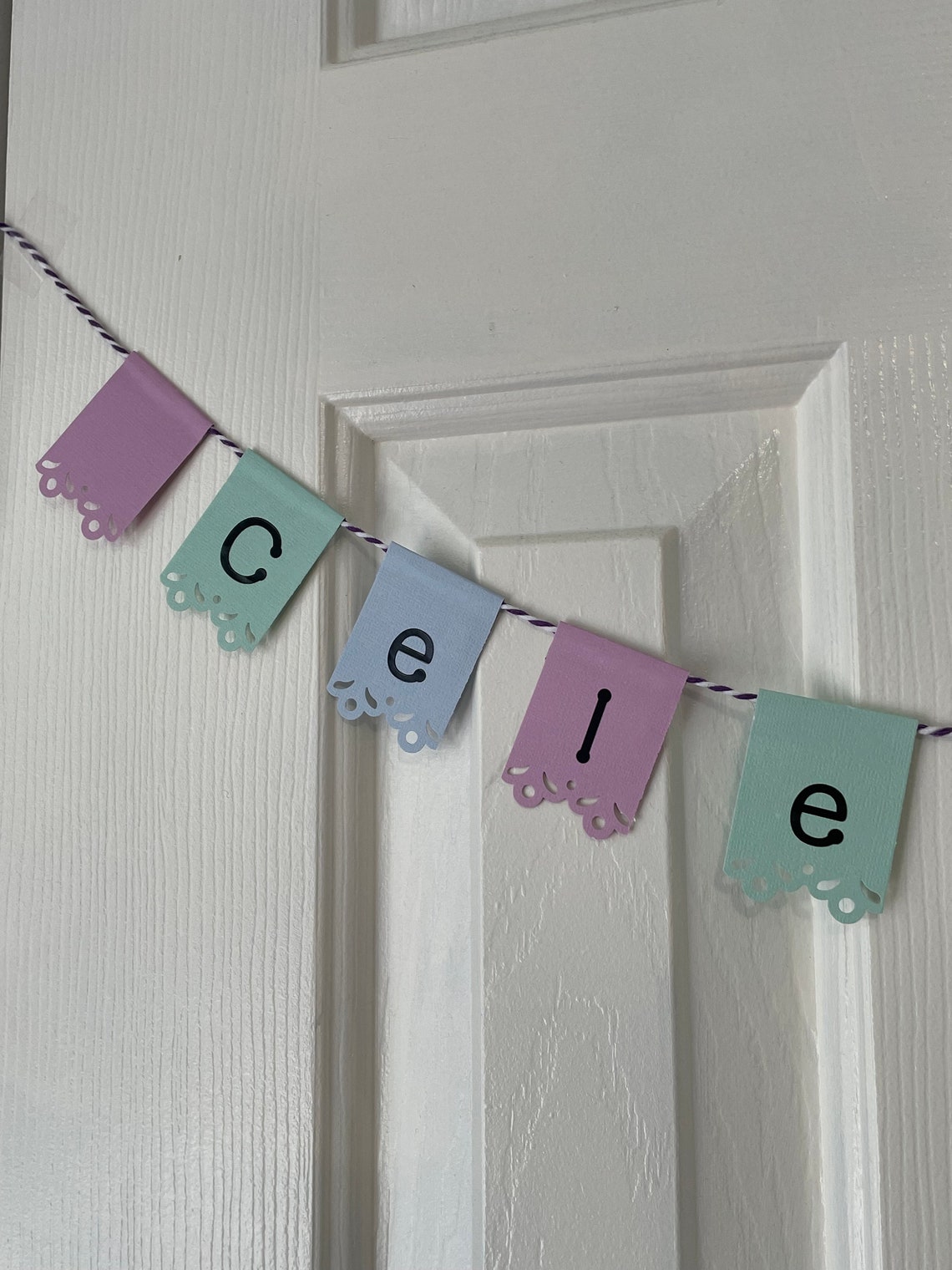 Celebrate Pastel Flag Banner - Etsy