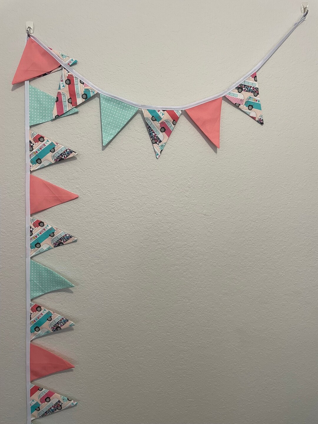 Happy Camper-on the Road-flag Bunting - Etsy
