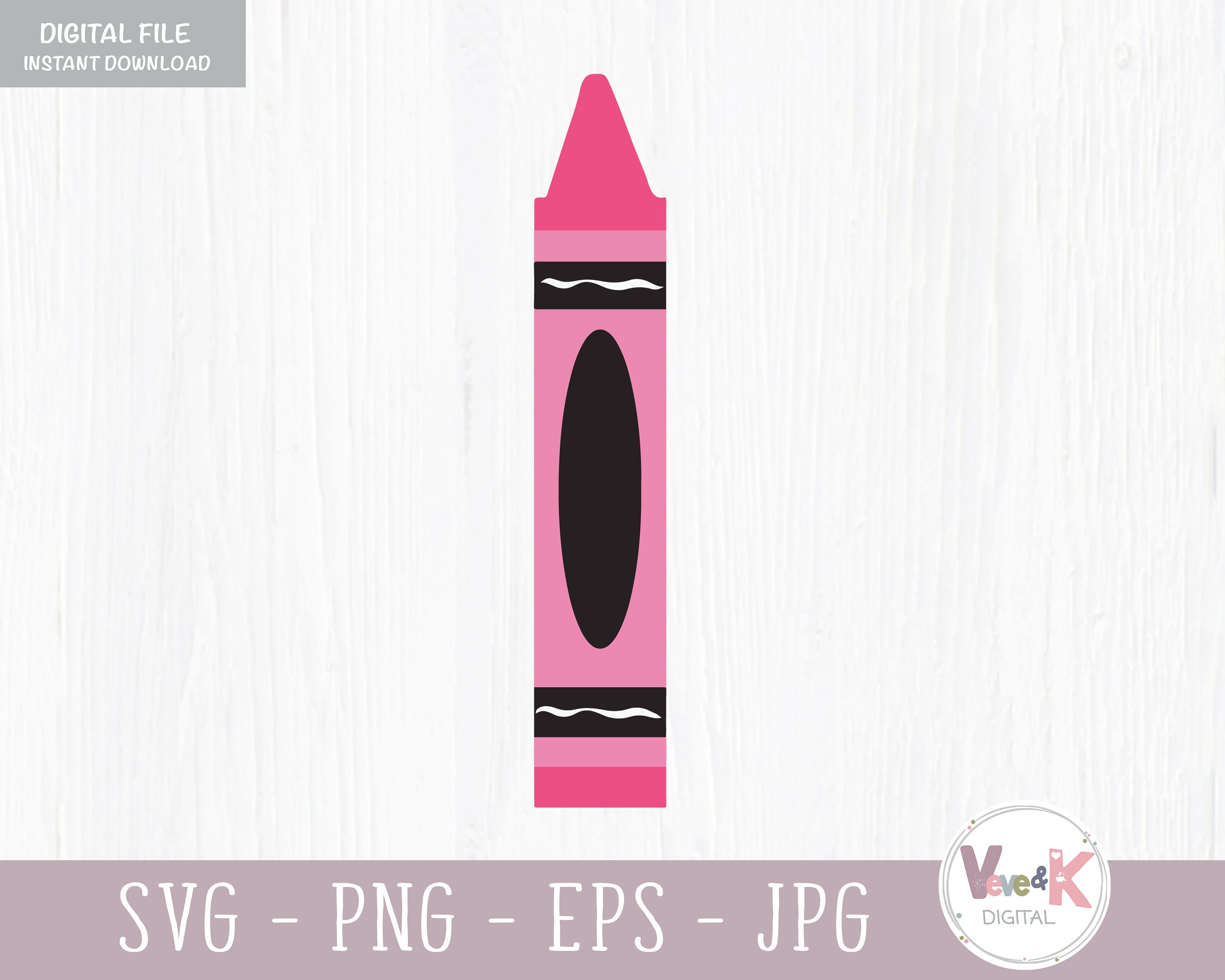 Pink Crayon Clip Art