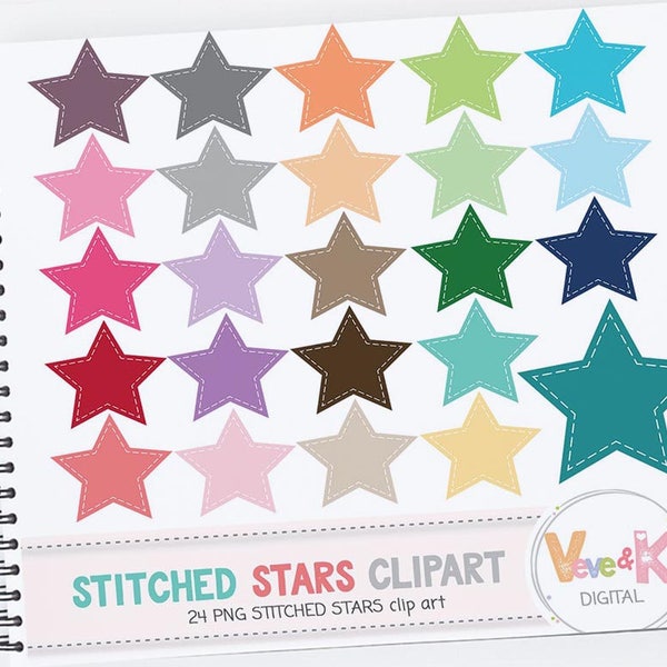 Star Banner Clipart - Etsy