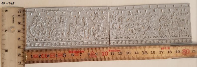 2 Ashen Dwarf Wall Relief Plates of Ancient Times 28mm - Etsy