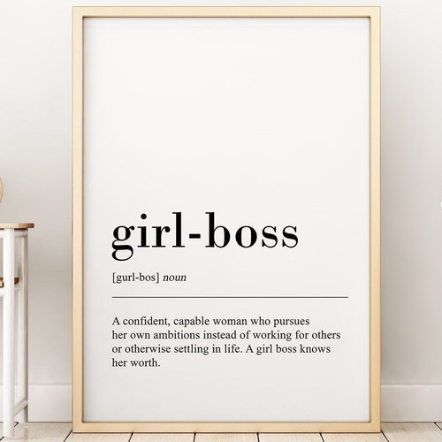 Girl Power Print Girl Power Wall Art Female Empowerment | Etsy UK