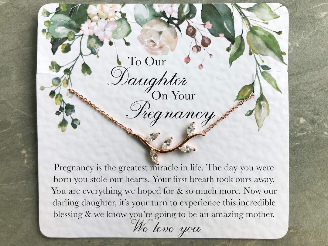 Congratulations Pregnancy Gift, Pregnant Daughter Gift From Parents ...