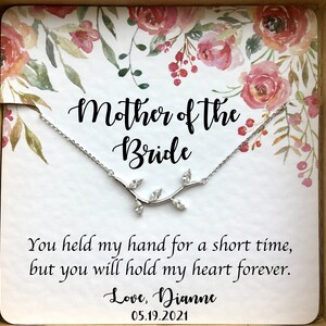 Mother of the Bride Gift From Daughter, Mother of the Bride Necklace ...