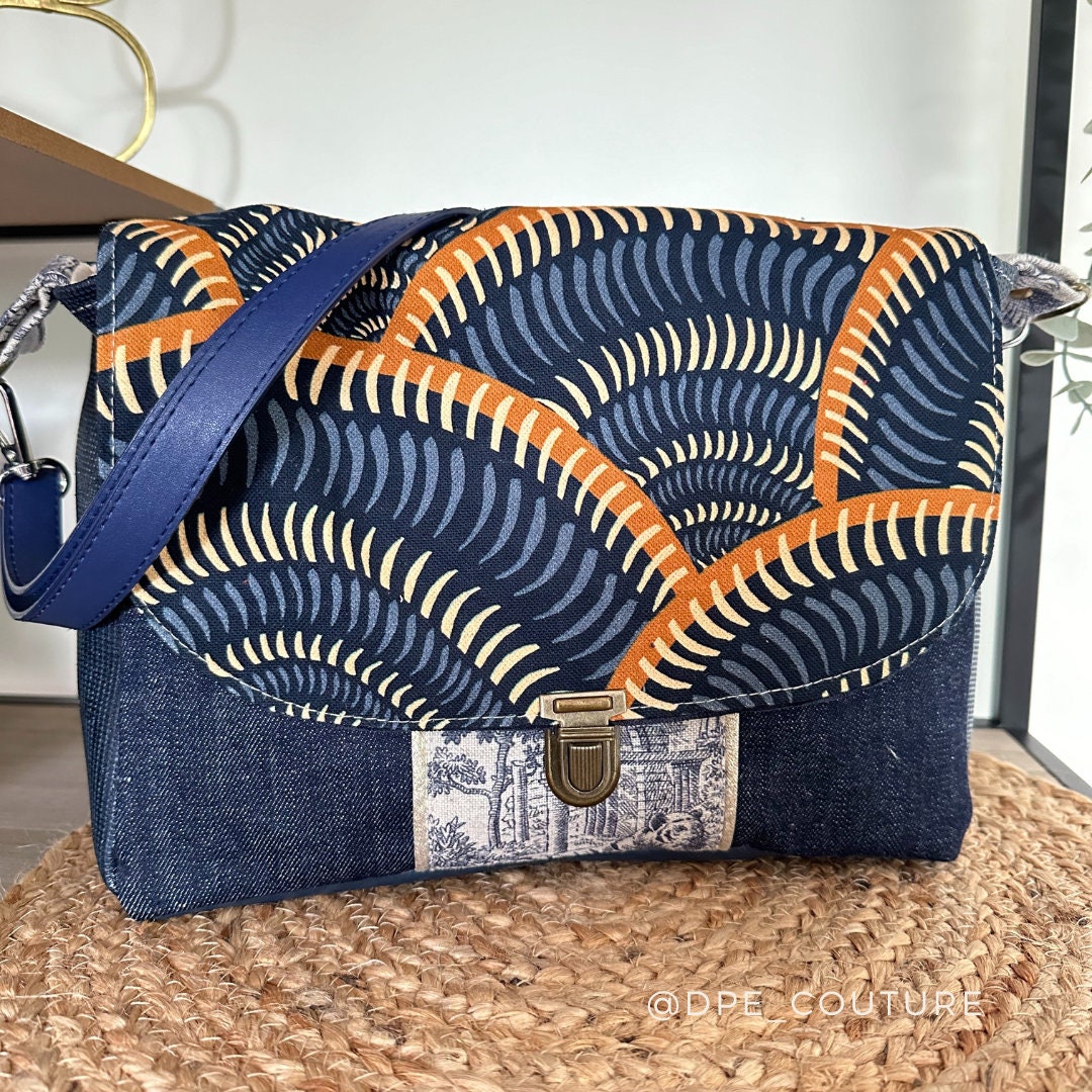 Urban Blue Pattern Handbag for Women - Etsy