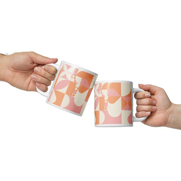 Geometric Mug - Etsy