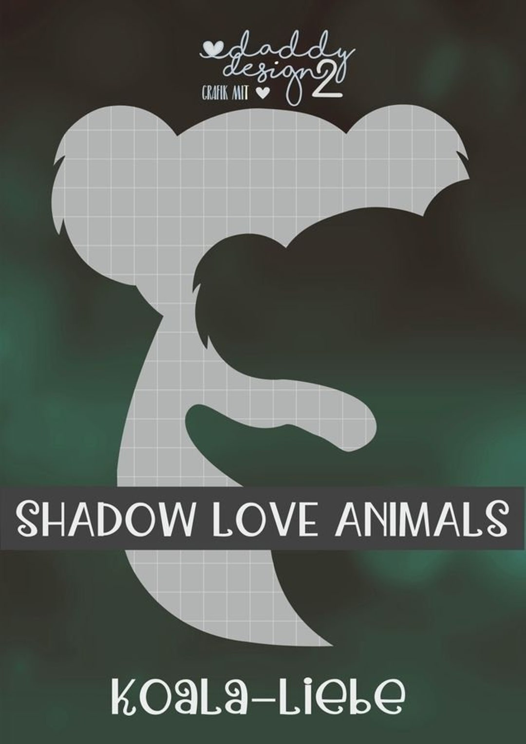 Koala Love 2 Shadow Love Animals Illusion Plot File - Etsy