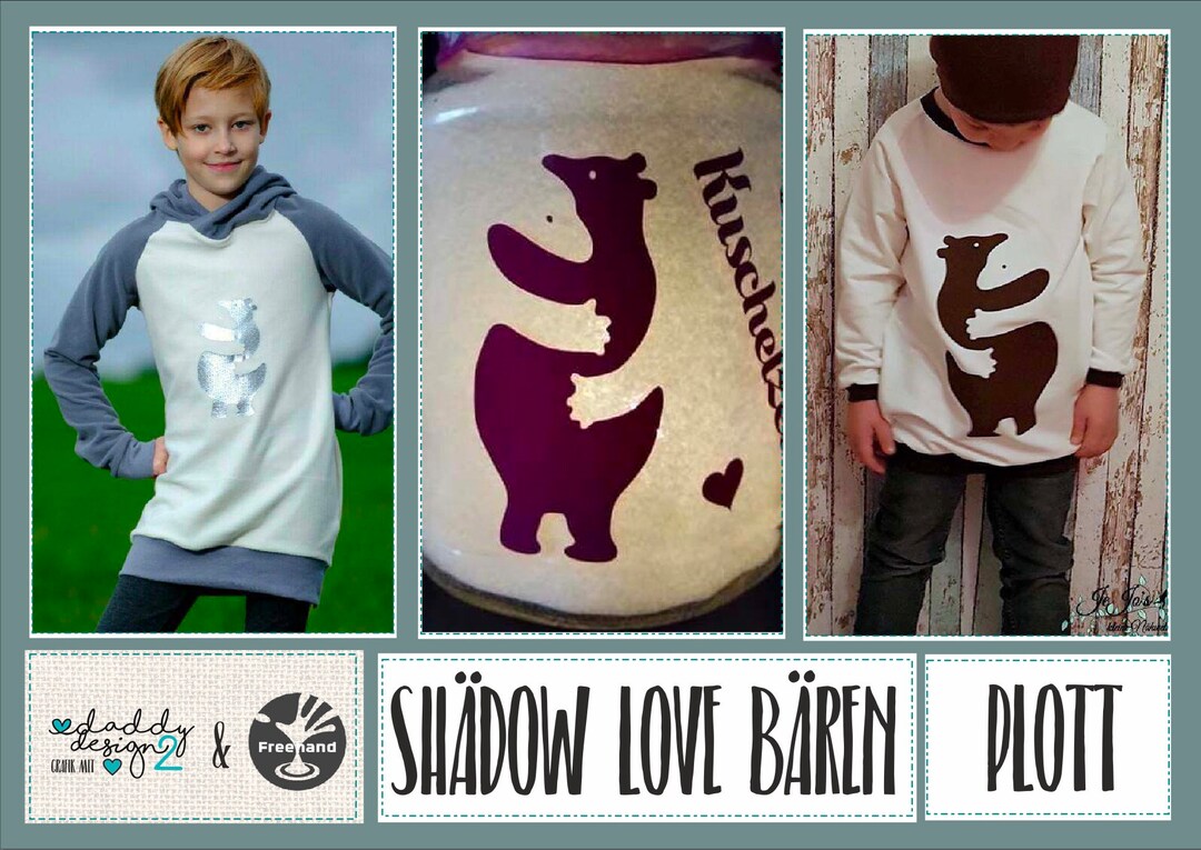 Shadow Love Bears Shadow Bears Plot Illusion - Etsy