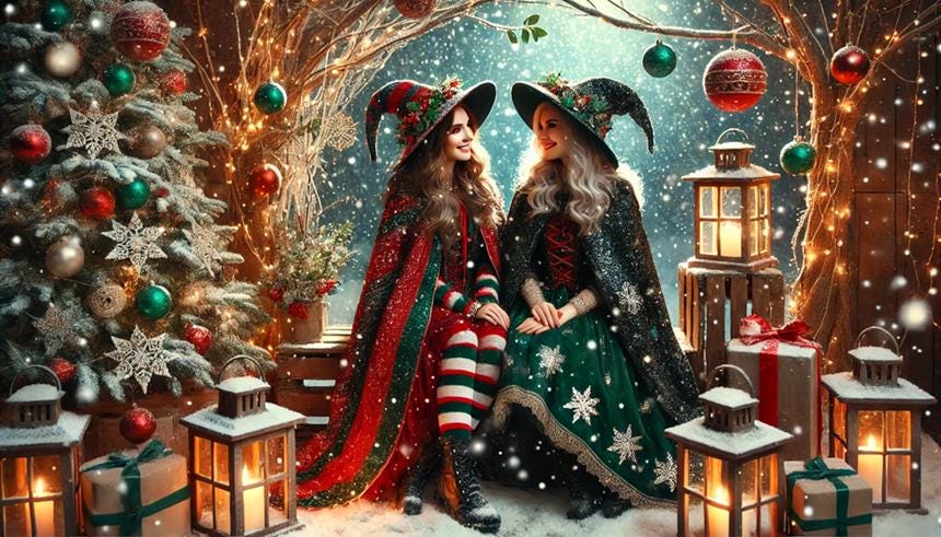 Christmas Eve Witches - Etsy
