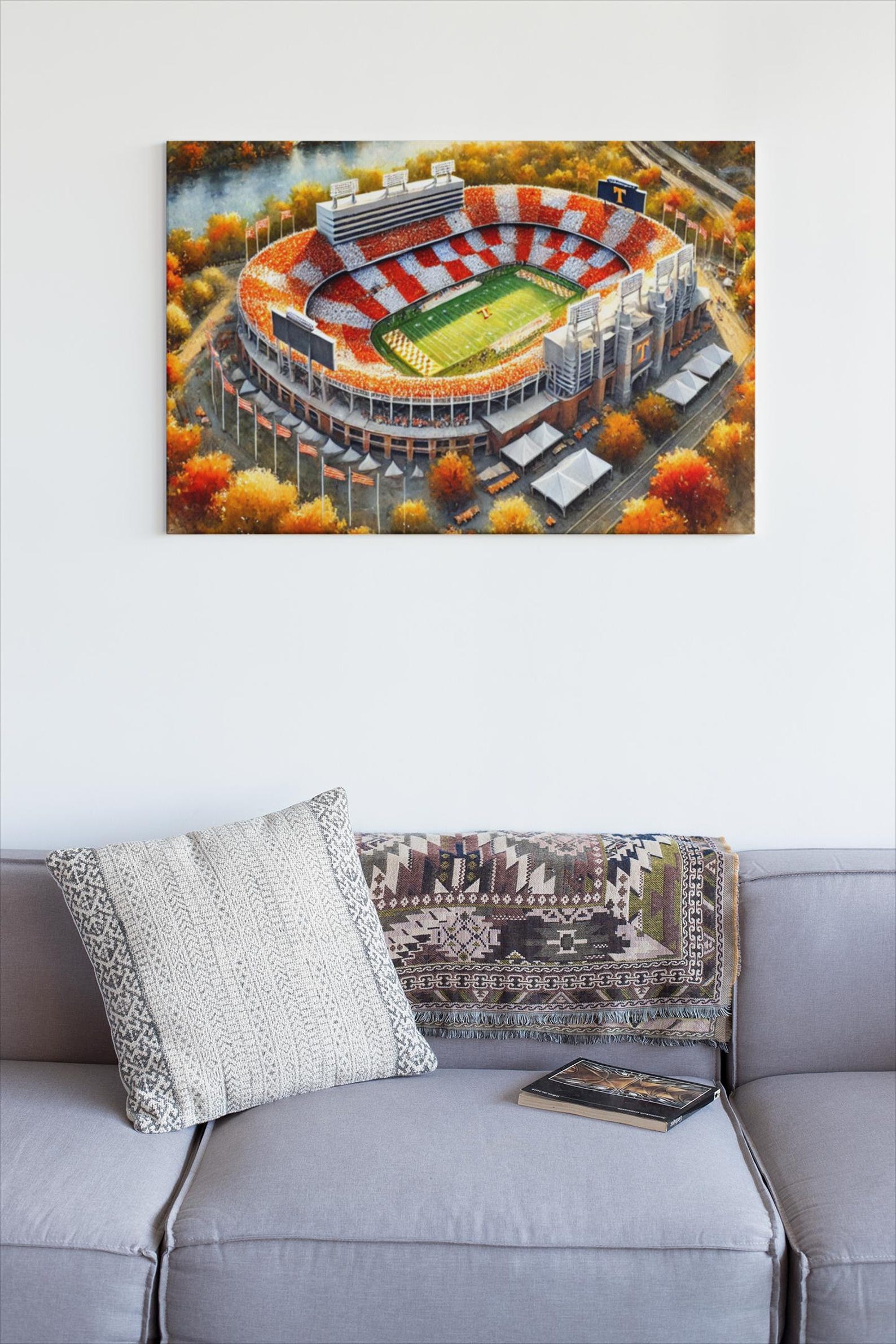 Beautiful Watercolor Painting of TN Vols Neyland Stadium. - Etsy