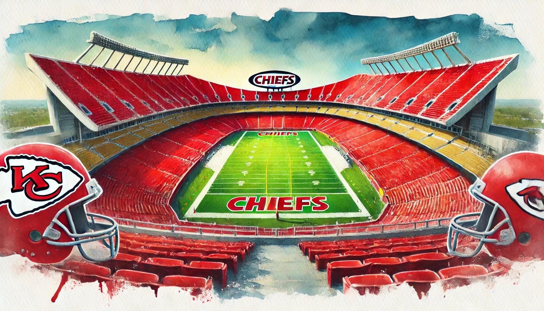 Arrowhead Stadium Kansas City Chiefs - Etsy