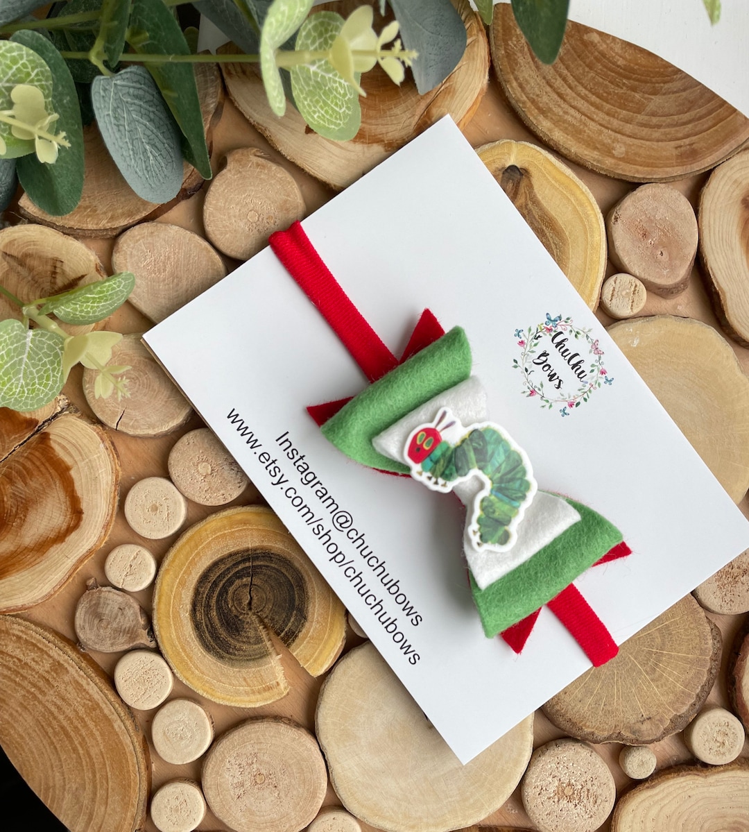 Buy The Very Hungry Caterpillar -caterpillar Bow-caterpillar Headband ...