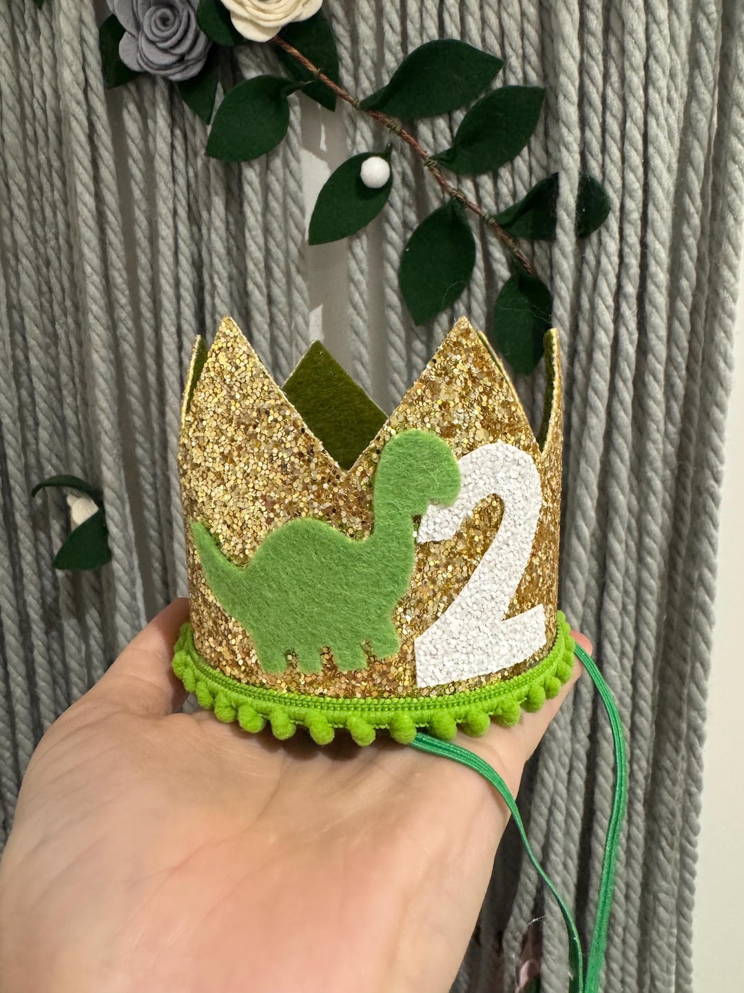 Dinosaur Birthday Crown-dinosaur 1st Birthday Crown-birthday Crown ...