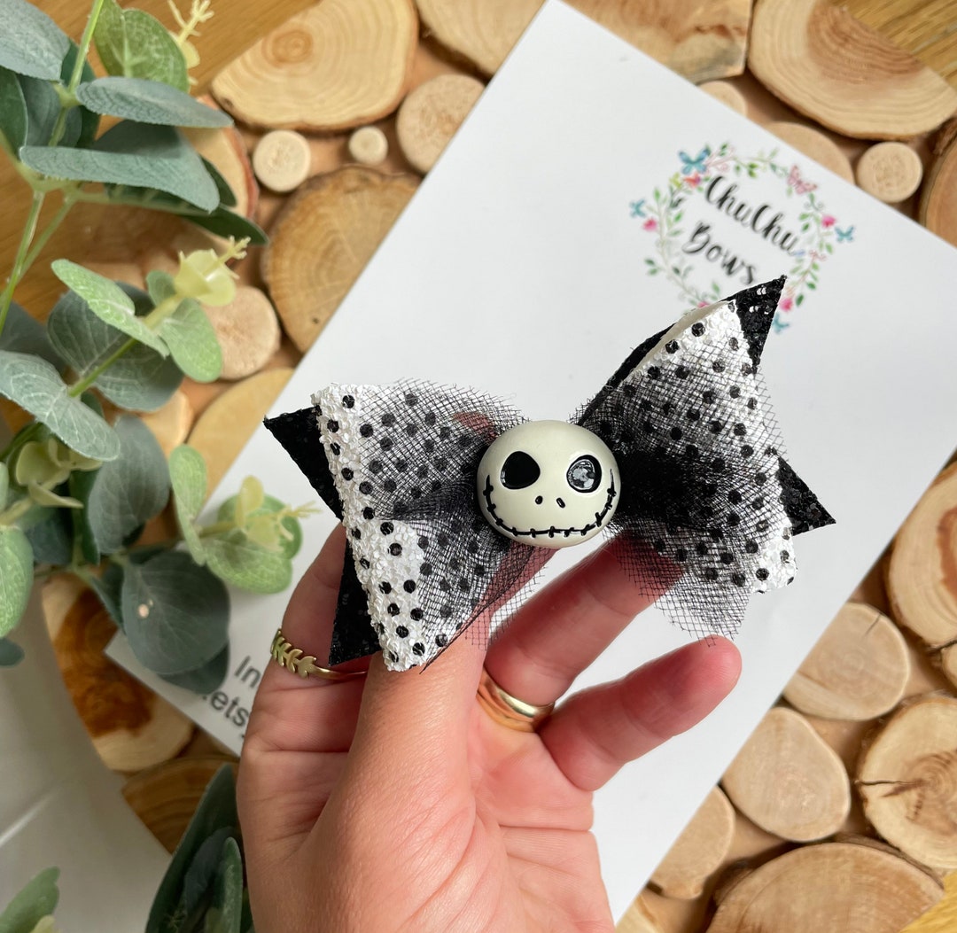 The Nightmare Before Christmas Bow-hair Bow-christmas - Etsy