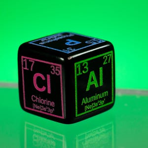 Periodic Table Dice - 118 Element, 20 Dice Full Set - Etsy