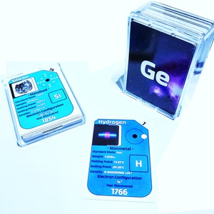 Periodic Table of Elements Card Deck - Etsy