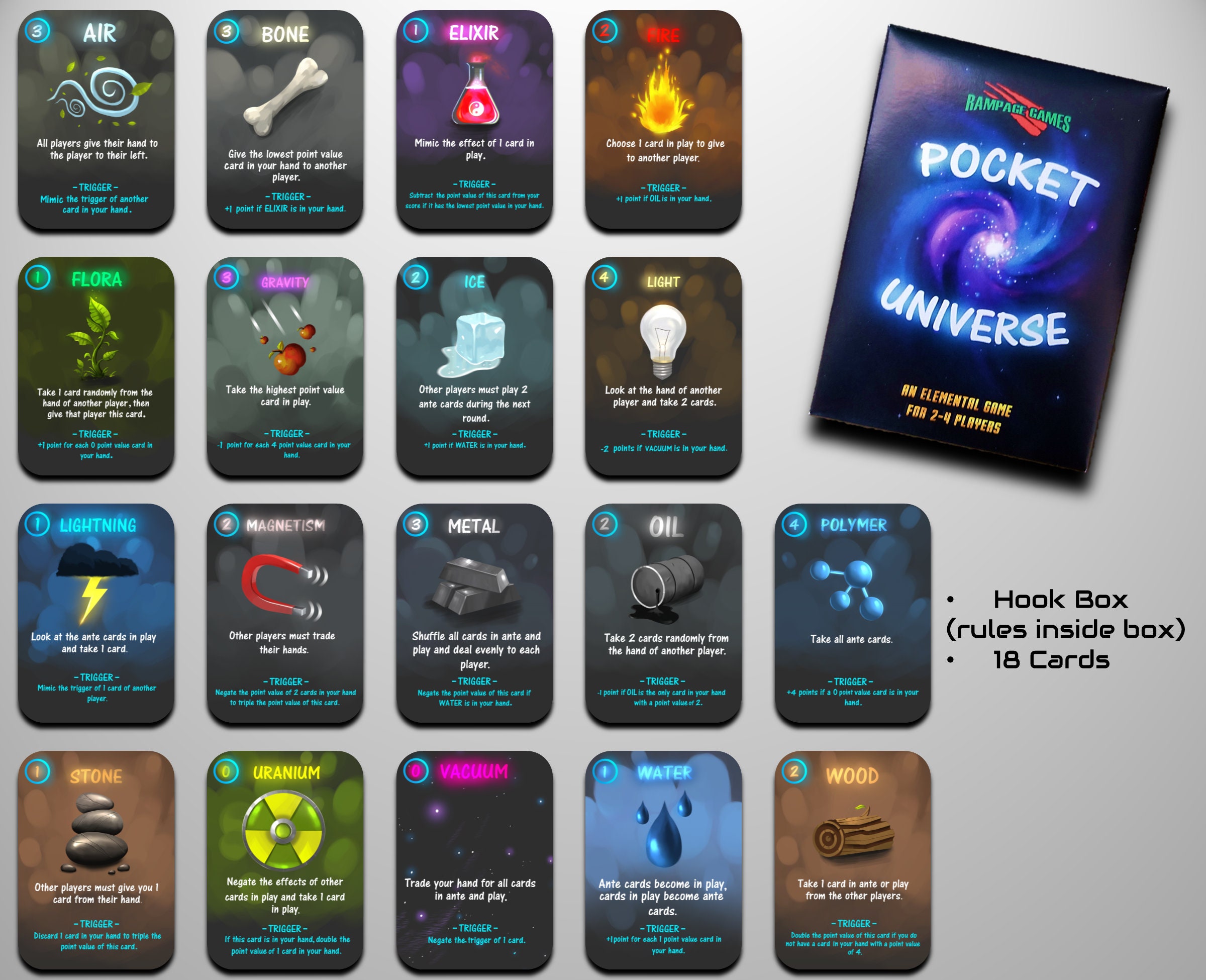 Pocket Universe - Print and Play - Card Game - Etsy