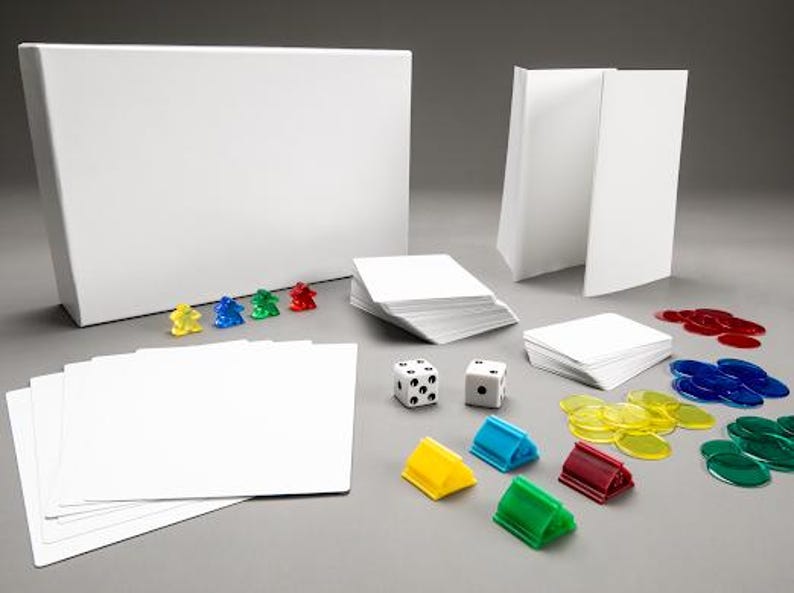 DIY Board Game Maker Kit: 150+ Components - Etsy