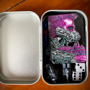 Dustrunner Mint Tin Game: Cyberpunk Solo Adventure - Etsy