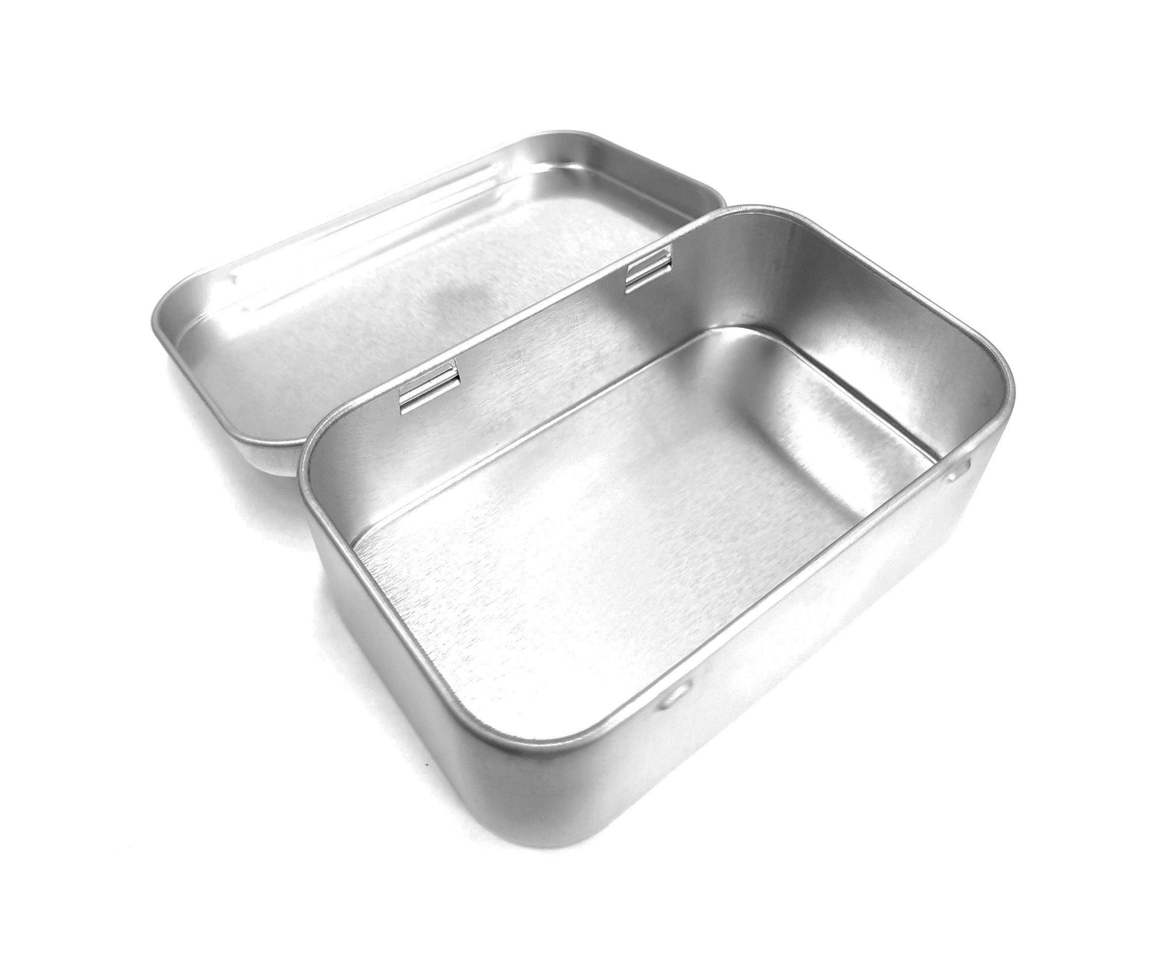 Tall Mint Tin Silver Metal Tin Rectangle Tin Blank Altoids Tin 3.75x2 ...