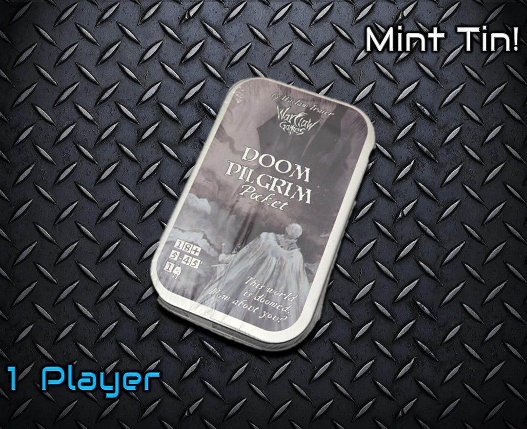 Doom Pilgrim Pocket - Mint Tin Game - Fantasy Game - Solo Game - Etsy