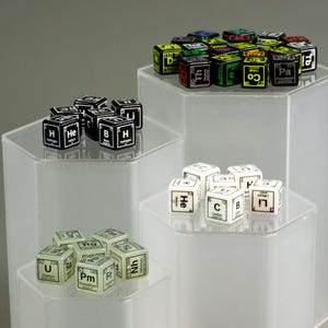 Periodic Table Dice - 118 Element, 20 Dice Full Set - Etsy
