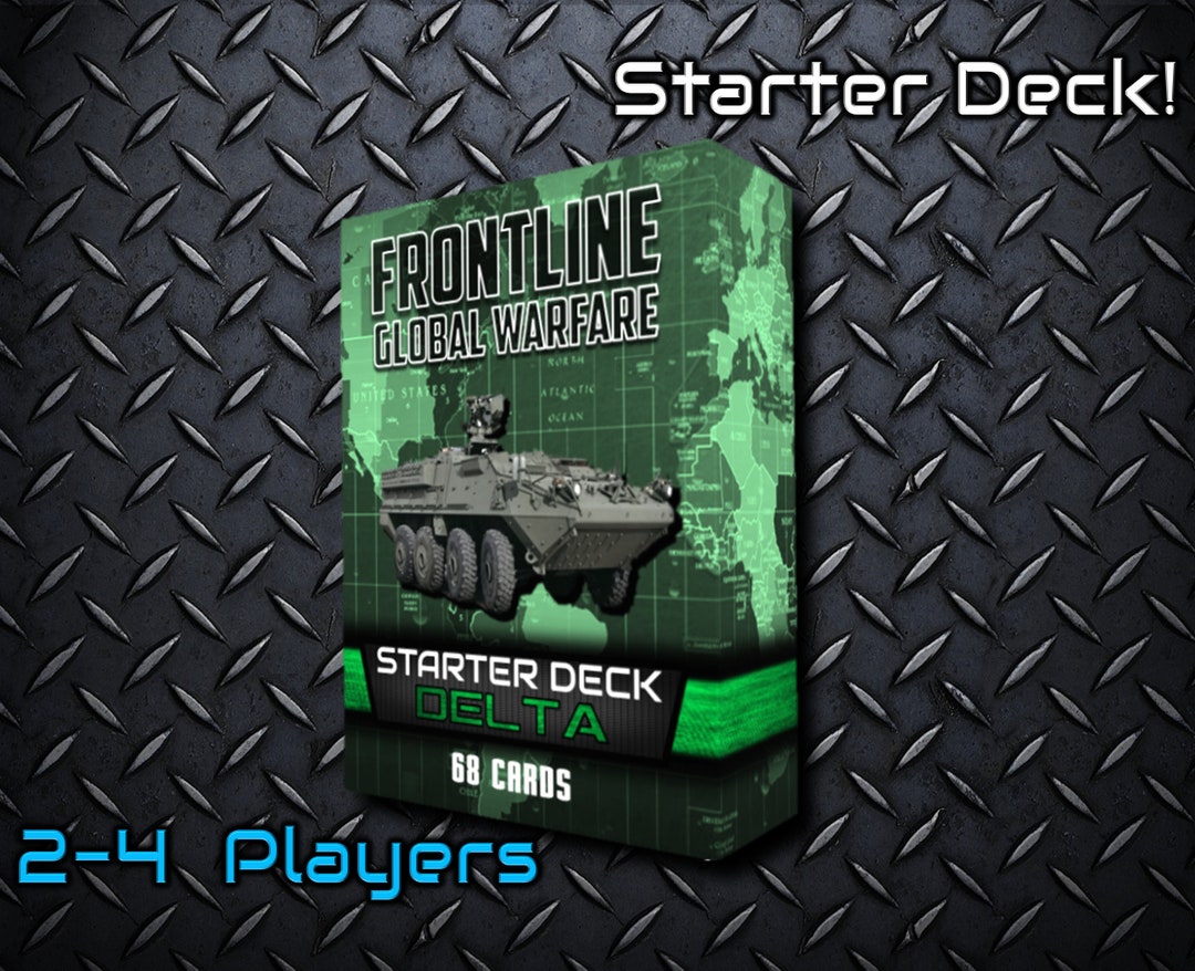Frontline Global Warfare DELTA Starter Deck: Combat Card Game - Etsy