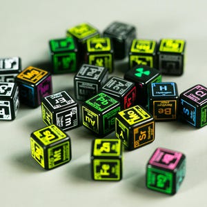 Periodic Table Dice - 118 Element, 20 Dice Full Set - Etsy