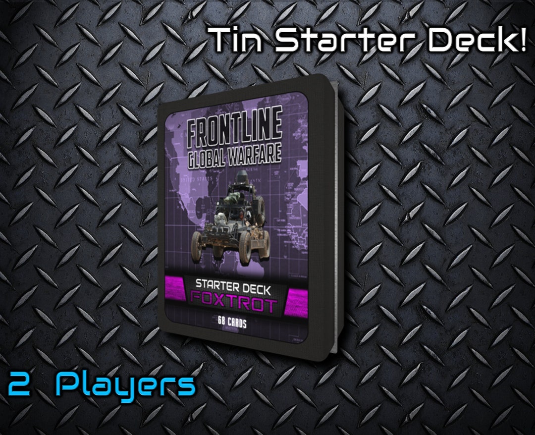 FOXTROT Starter Deck Frontline Global Warfare Collectible - Etsy
