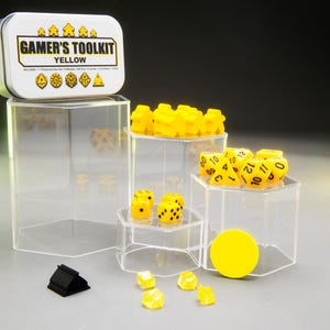 Gamer's Toolkit - Yellow - Board Game Survival Kit - Dice Kit - TTRPG ...