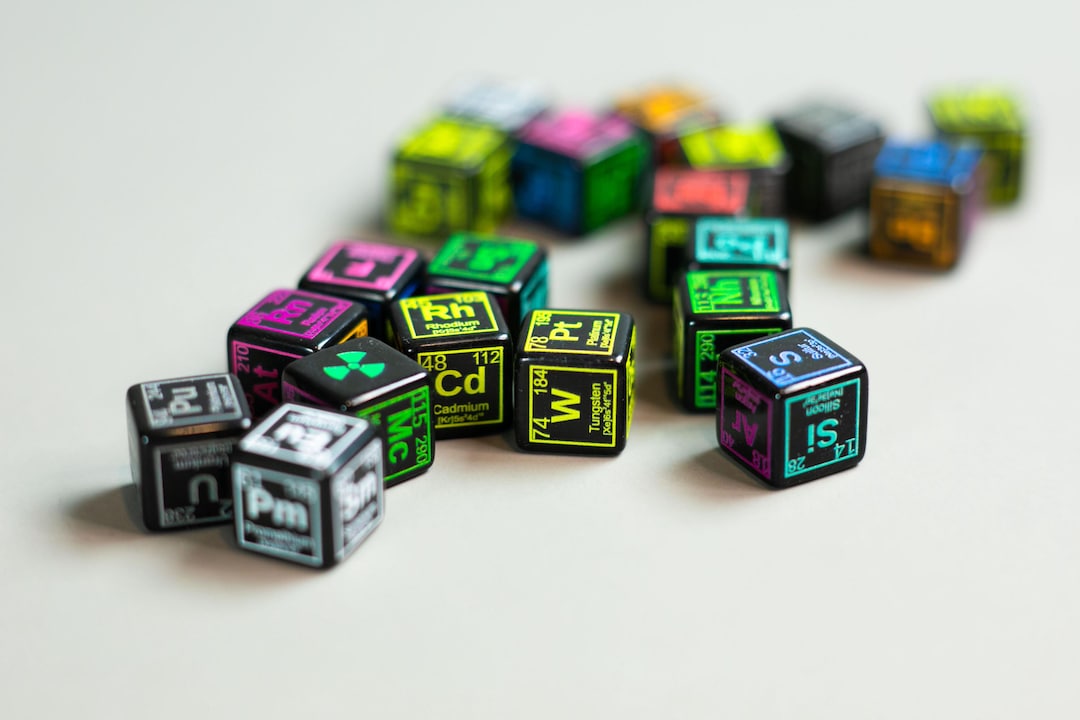 Periodic Table Dice - 118 Element, 20 Dice Full Set - Etsy