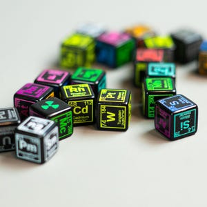 Periodic Table Dice - 118 Element, 20 Dice Full Set - Etsy