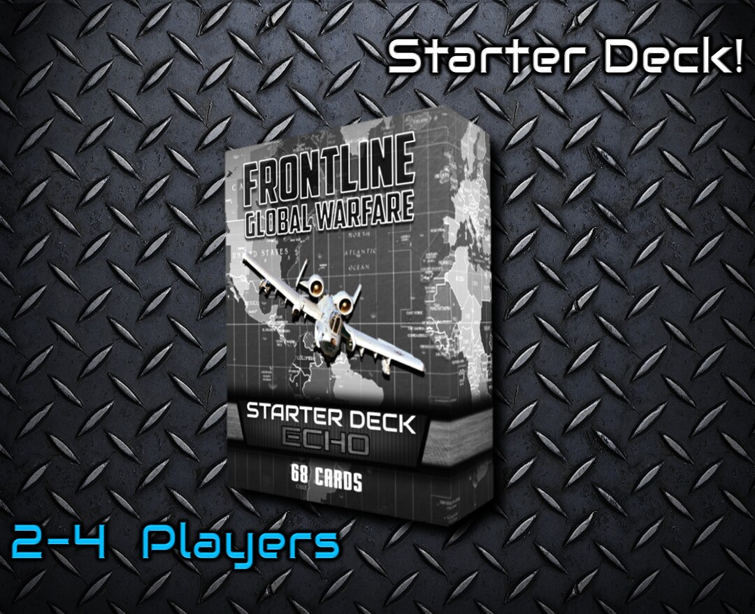 ECHO Starter Deck - Frontline Global Warfare - Collectible Card Game - Combat Card Game - Etsy