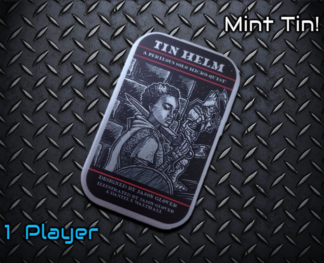 Tin Helm: Solo Game – Mint Tin Medieval Dungeon Crawler - Etsy