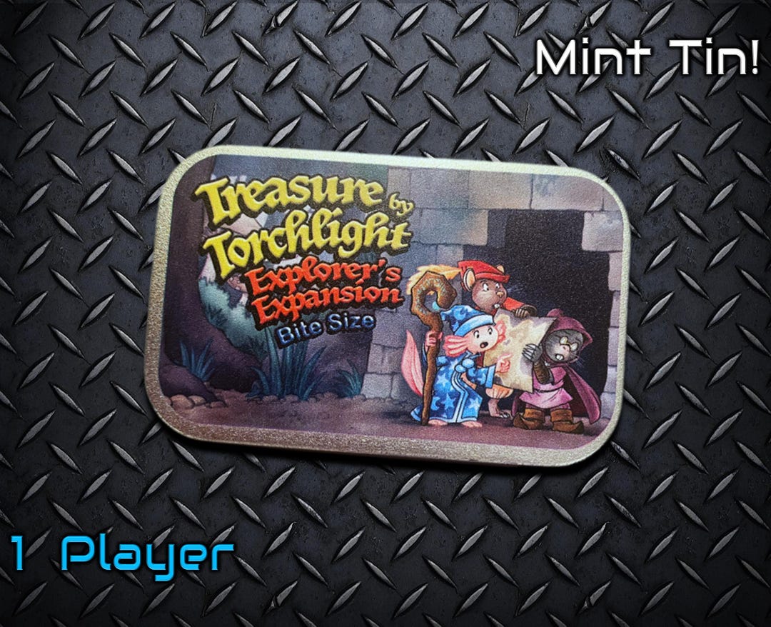 Treasure by Torchlight Explorer's Expansion: Solo Fantasy Mint Tin Game ...